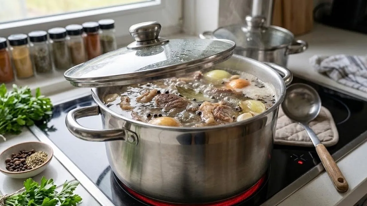Почему мясо получается как в ресторане, а бульон — прозрачным, как ...
